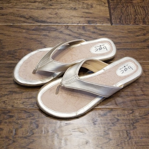 boc | Shoes | Boc Flip Flops Gold W | Poshmark